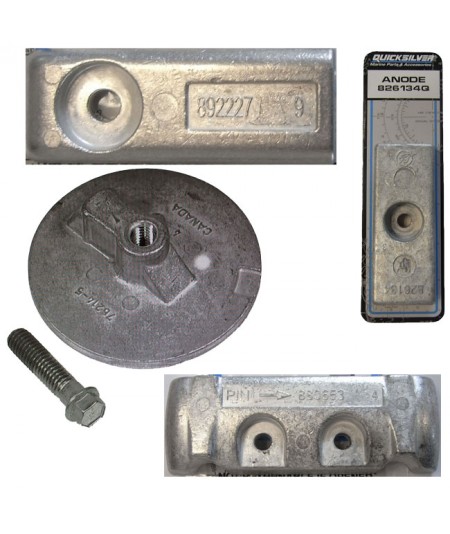 Kit anode pour moteur Verado L6 (6 cyl.) Mercury et Mariner